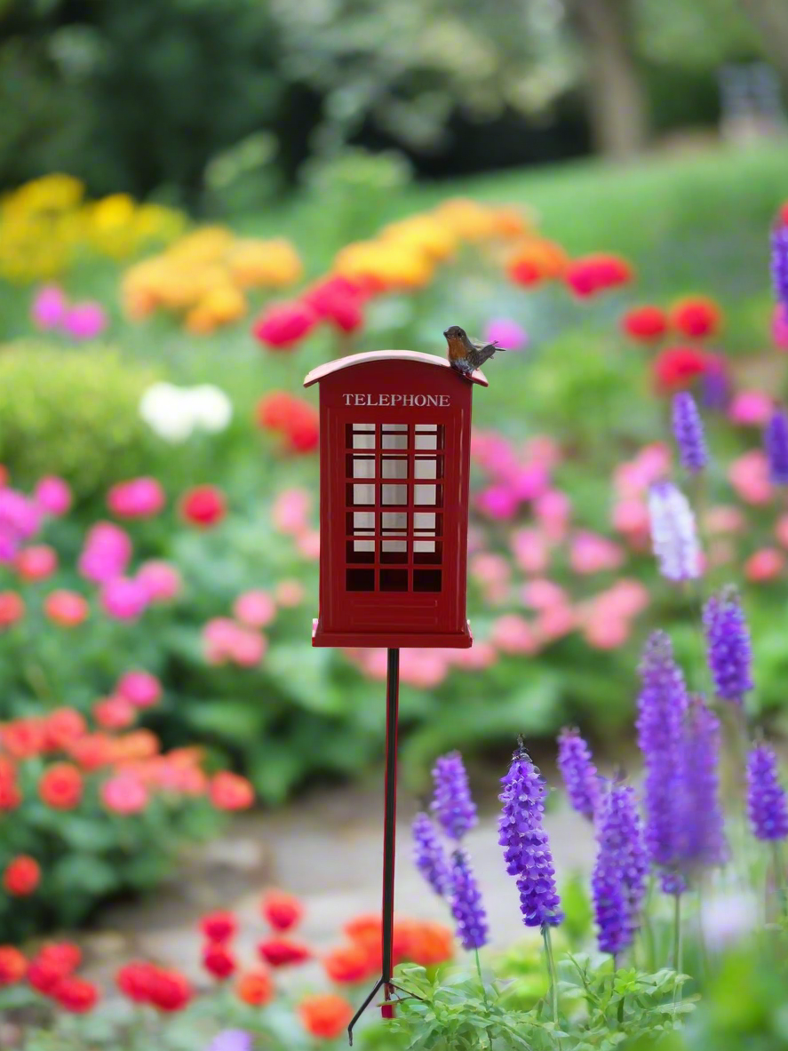 Robin telephone box bird feeder for garden/outdoor space | Marissa's ...