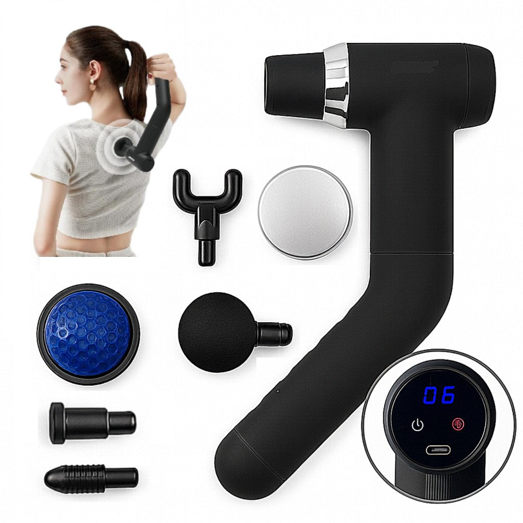 Massage Gun - deep relief to soothe aches and pains.